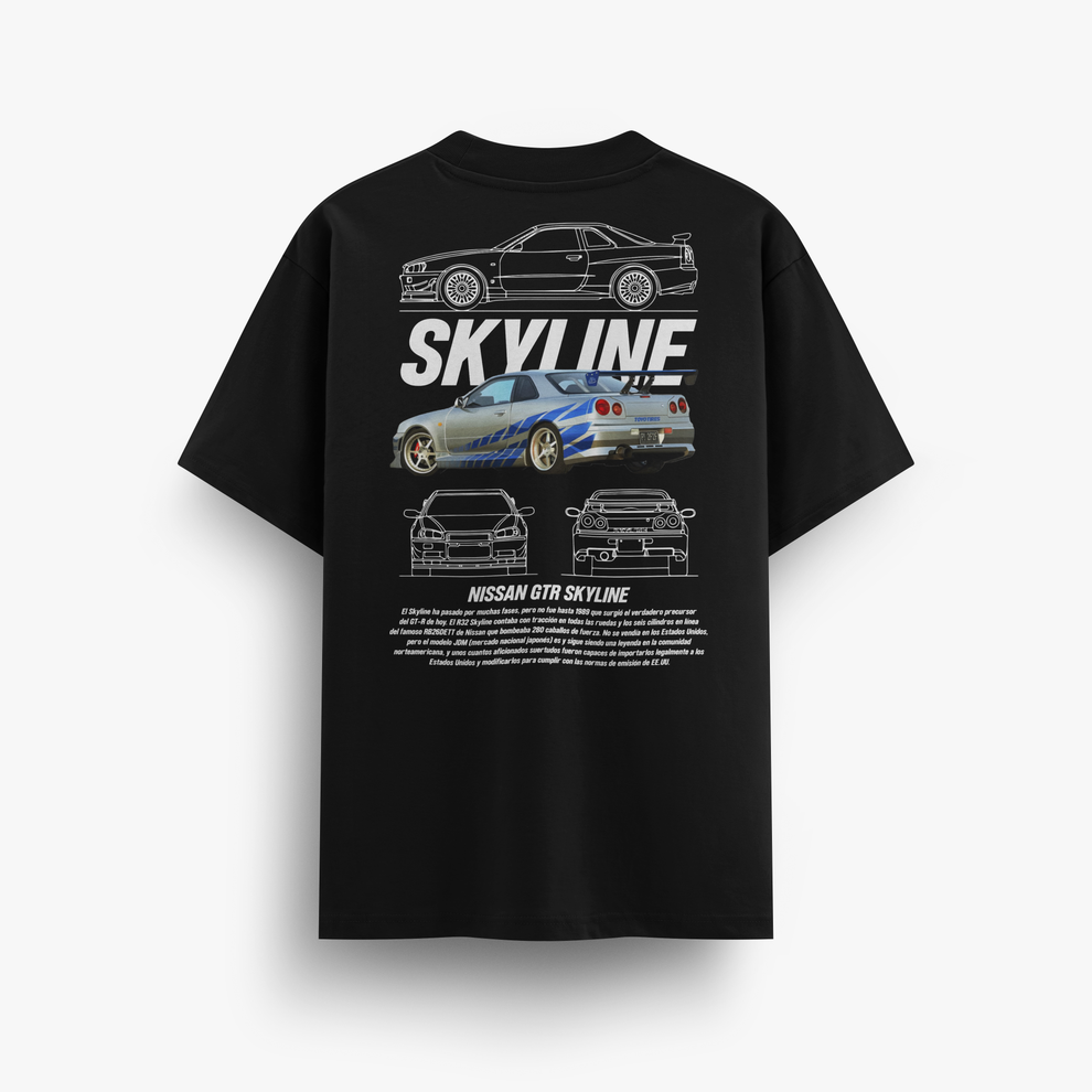 PLAYERA - SKYLINE – RUBBERT MX