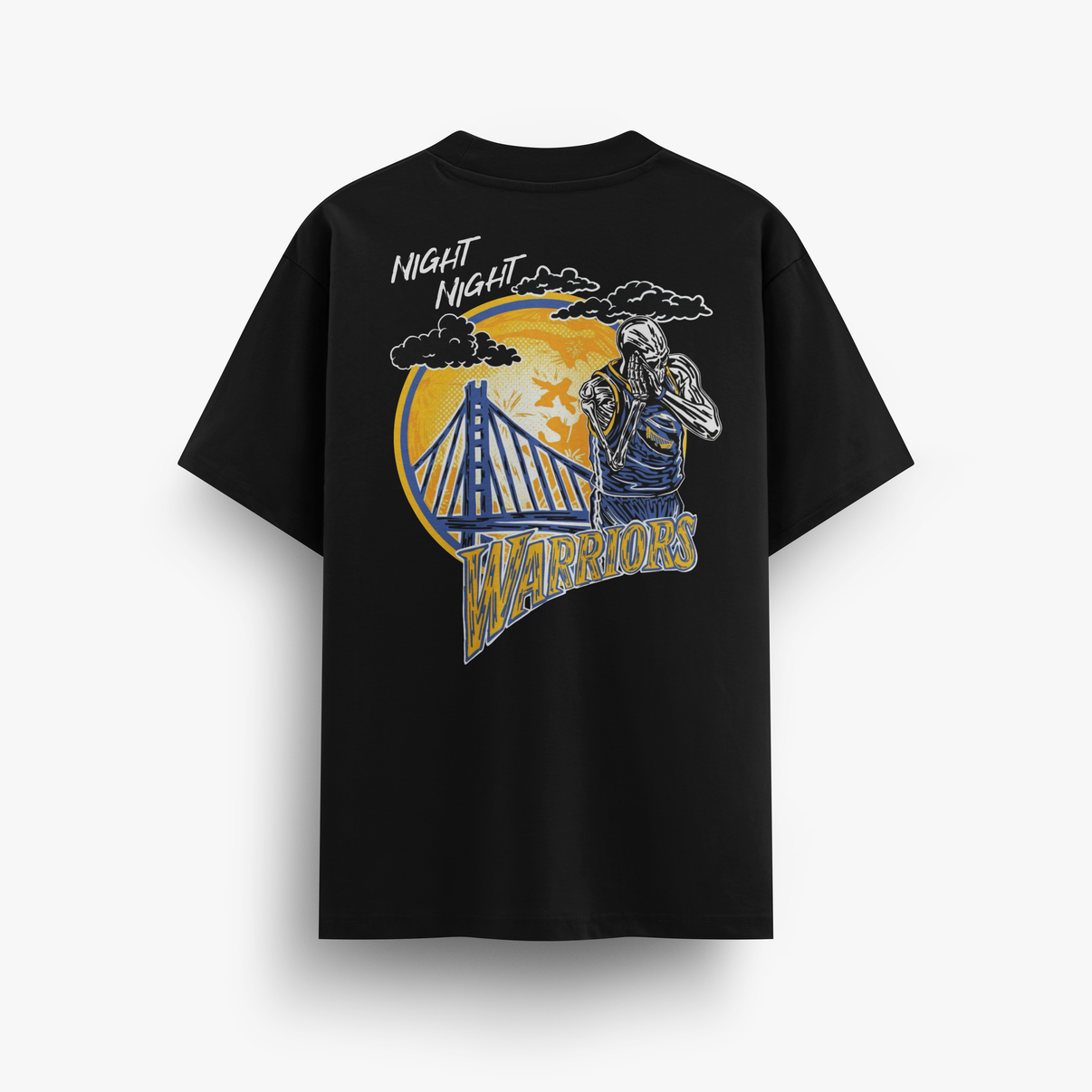 PLAYERA - GOLDEN STATE WARRIORS (SKULL) – RUBBERT MX