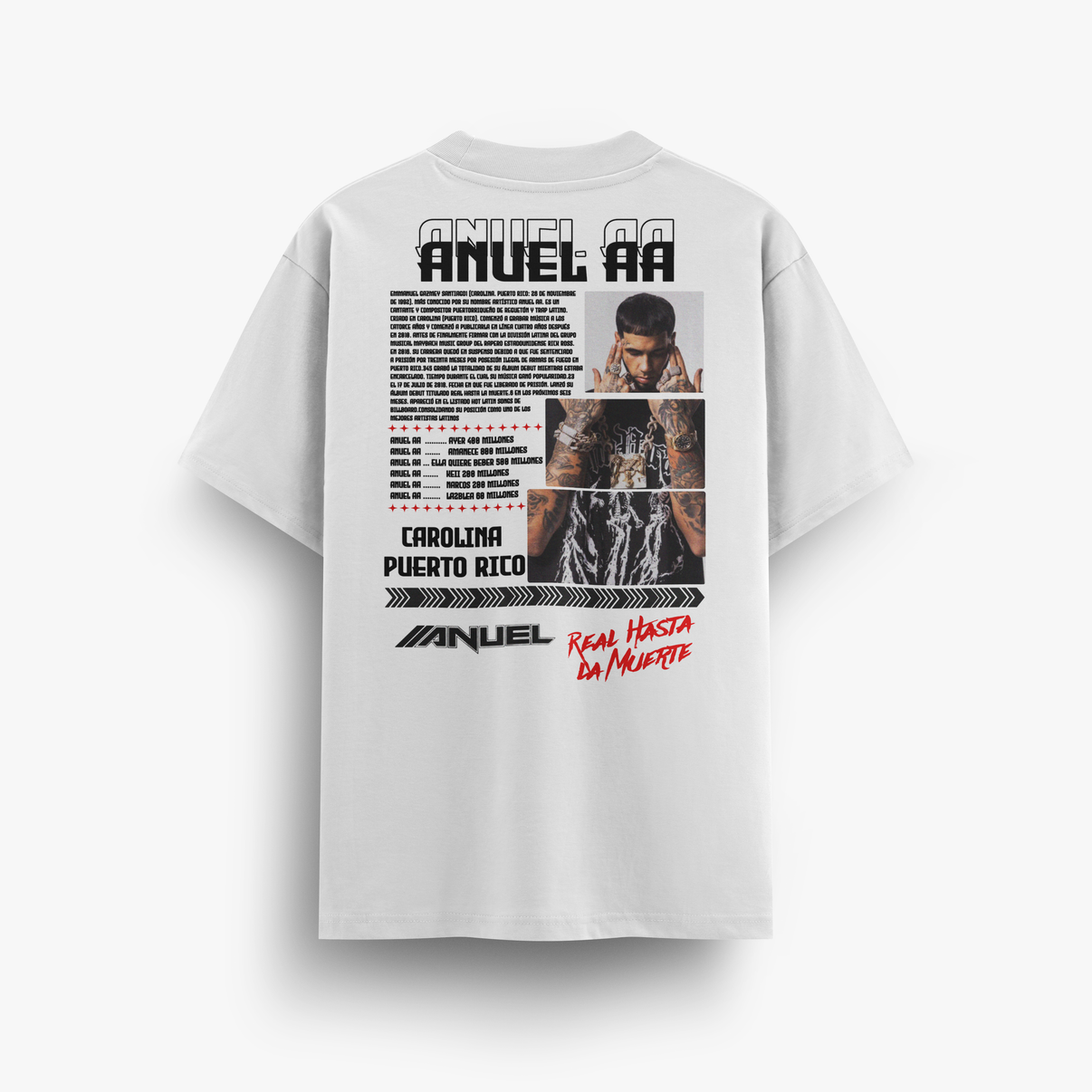PLAYERA - ANUEL AA – RUBBERT MX