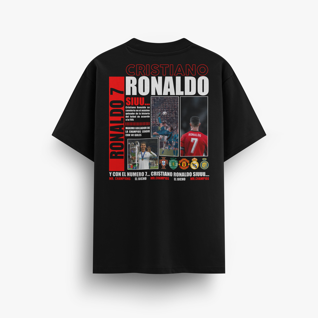 PLAYERA - CRISTIANO RONALDO – RUBBERT MX